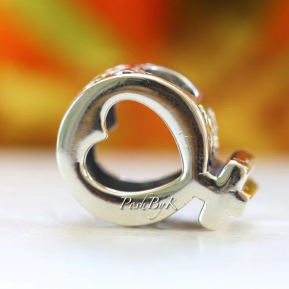 Pandora | Jewelry | Pandora Female Symbol Heart Charm 79793 | Poshmark